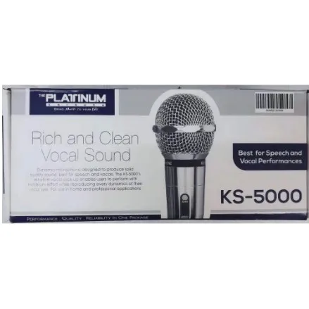 magic sing microphone ♂PLATINUM KS-5000 Professional Dynamic Rich And ...