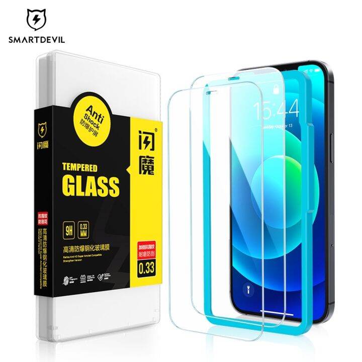 ☃ SmartDevil 2.5D Tempered Glass For Iphone 13 Pro Max 12 11 Mini 7 8 Plus 6 S X Xr Xs Se Full ...