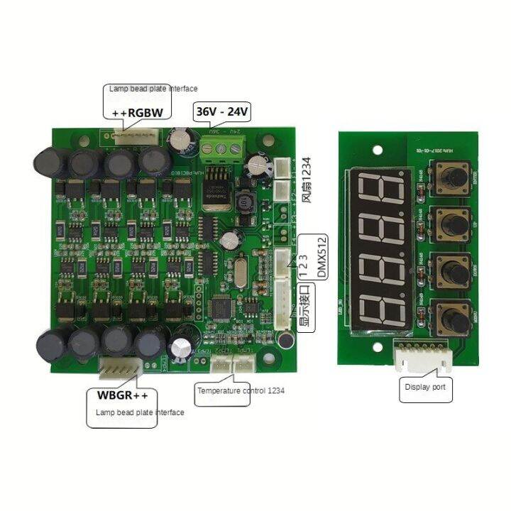 RGBW Led 4 Eyes COB Audience Light Control Main Mother Board High-Power ...