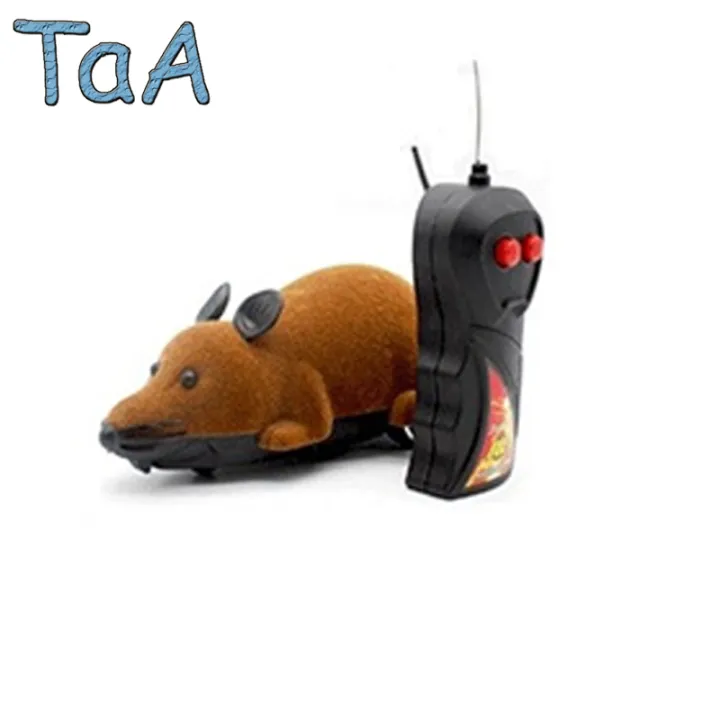 TaA Cat Toy Wireless Remote Control Mouse Toy For Cat Kitten Realistic ...
