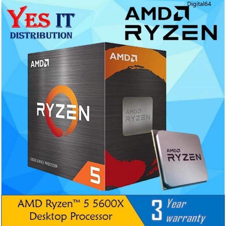 / Computer CPU / AMD RYZEN 5500 5600 5600X 5600G 5700G 5800X 5800X 3D 5900X 5950X PROCESSOR | Lazada
