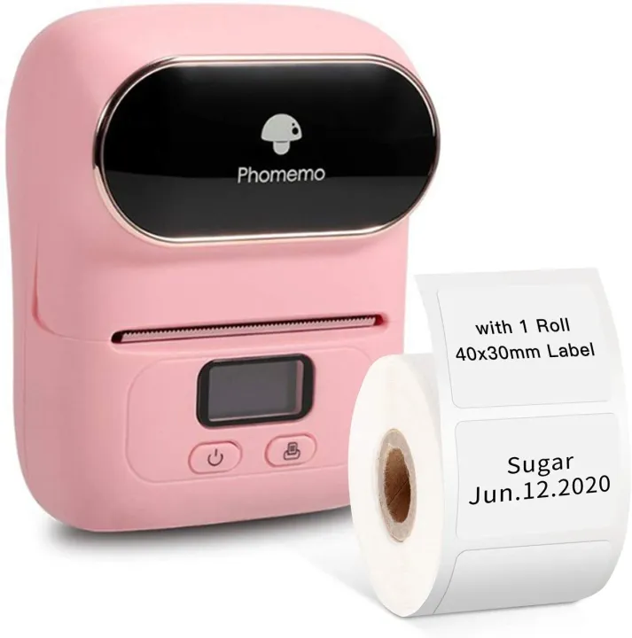 Phomemo M110 Label Printer Portable Mini BT Thermal Label Maker Phomemo ...