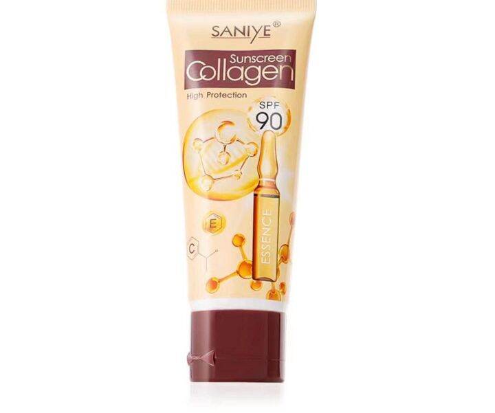 ORIGINAL SANIYE SUNSCREEN COLLAGEN SUN PROTECTION AND WHITENING SUNBLOCK FACE CREAM SPF 90 ...
