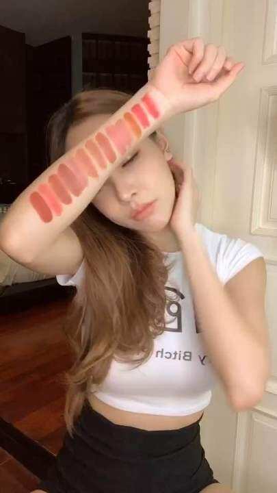 Cherista (มี 14 สี) ลิปเฌอริสต้า ลิปเนื้อแมท ลิปแท่งใหญ่ ลิปพกพา ลิปคืน ...