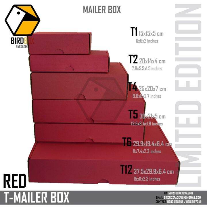 Birdbox Corrugated Red Mailer Box I Gift Box | Lazada PH