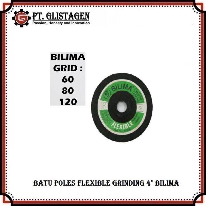 Batu Flexible Grinding Wheel BILIMA Batu Gerinda 4" Inch | Lazada Indonesia