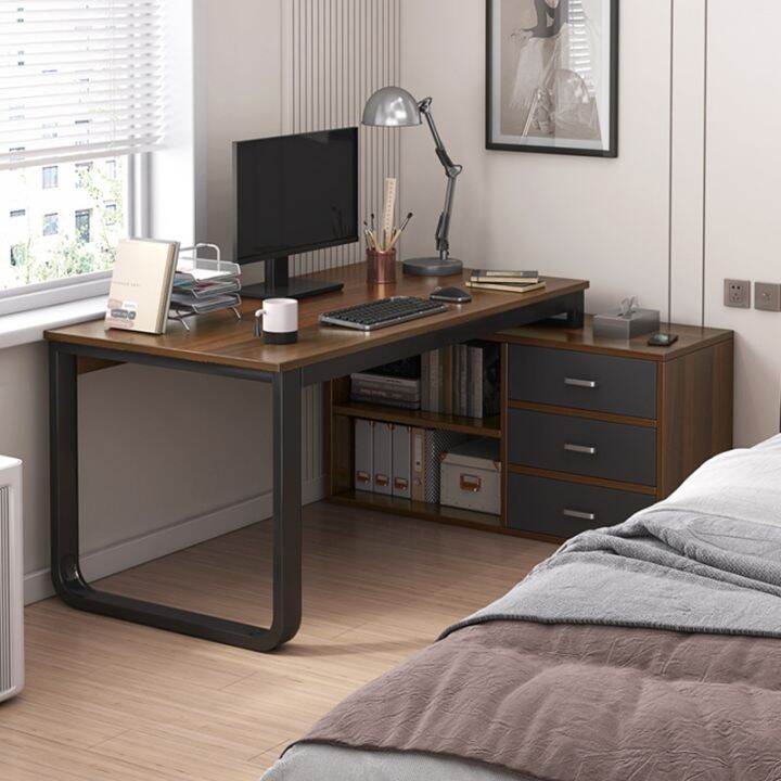 [COD] Corner computer table desktop simple modern office desk chair ...