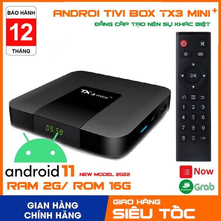 Android tivi box TX3 mini Plus 2022 Android ATV 11 Ram 2G, bộ nhớ trong ...