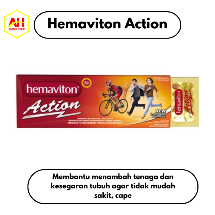 Hemaviton Action 5 Kapsul | Lazada Indonesia