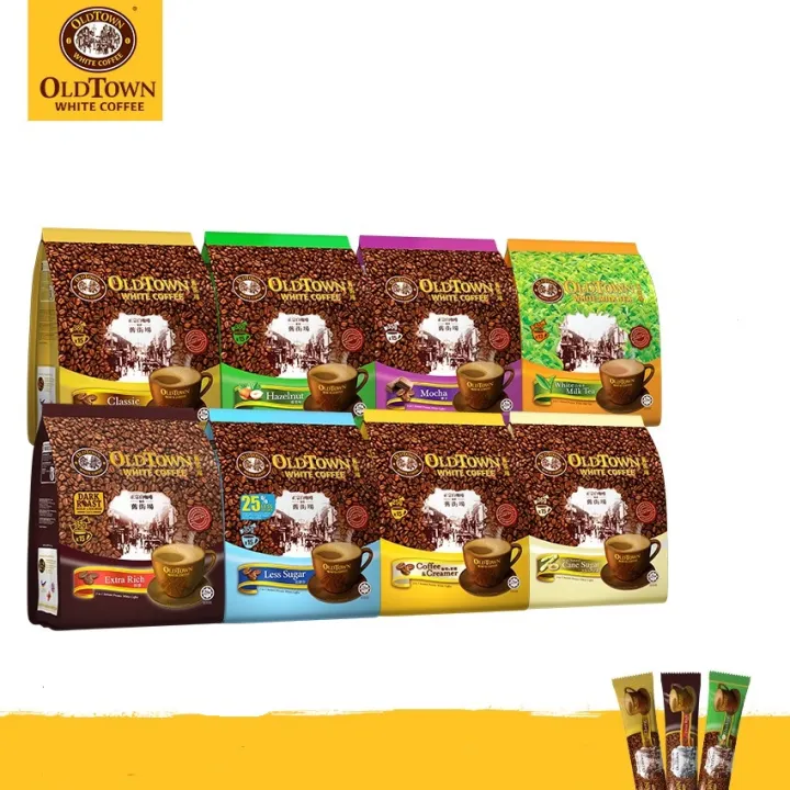 OLDTOWN White Coffee 3in1 Instant Premix White Coffee All Flavors | Lazada
