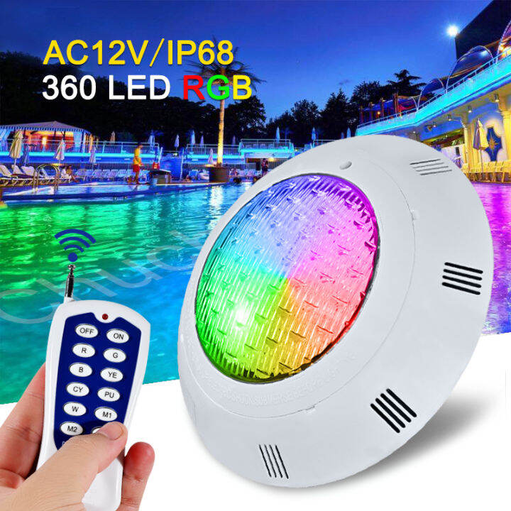 18w/25w/35w/45w RGB LED Pool Lights Swimming Pool Light Underwater lamp Waterproof IP68 AC12V ...