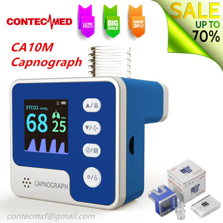 CONTECMED CA10M Capnograph End-tidal CO2 Respiration Rate ETCO2 Module ...