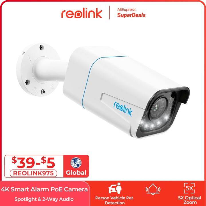 Reolink Smart 4K 8MP PoE Security Camera 5X Zoom 2-Way Audio IP Cam ...