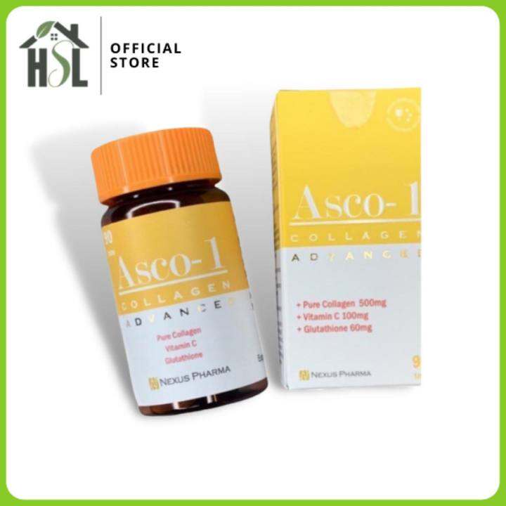 ASCO - 1 Advanced Collagen with Glutathione Vitamin C 90 tablets ...