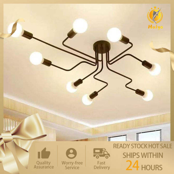 【PH local delivery】(With warm light bulb)Chandelier Ceiling Sala 4/6/8 ...