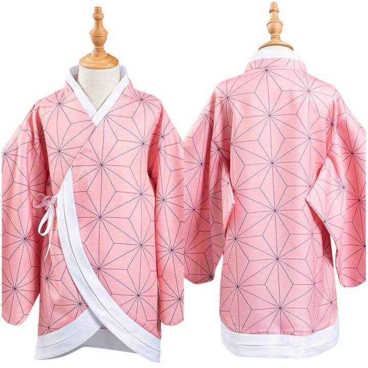Demon Slayer: Kimetsu no Yaiba Kamado Nezuko Cosplay Costume Kids ...