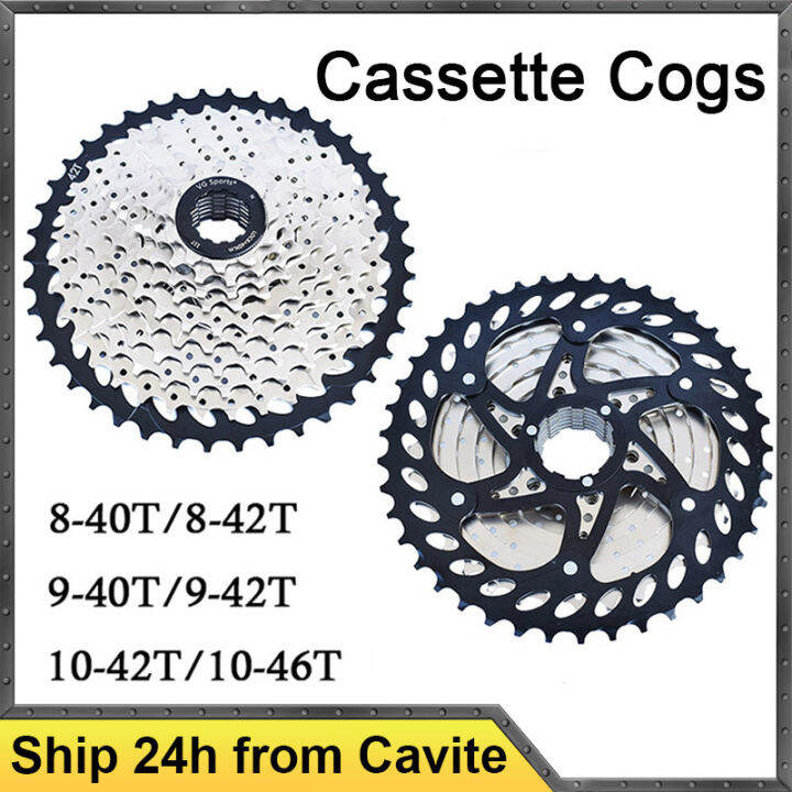 8 9 10 Speed 40 42 46T Freewheel Bike Cassette Cogs Mountain Bike MTB ...