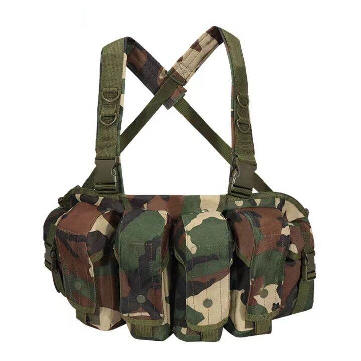 Tactical Chest Rig Bag AK 47 Chest Rig Magazine Pouche Molle Vest ...