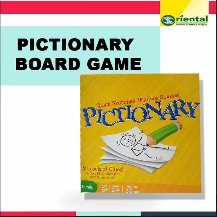 Pictionary Board Games - Quick Sketches Hilarious Guesses - Good for 8 ...