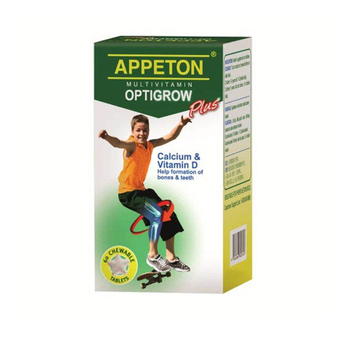 Appeton Multivitamin Optigrow Plus Tabs (60s) | Lazada