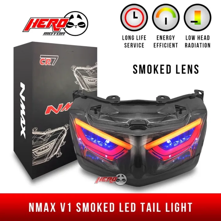 Nmax Tail Light For V1 Smoke Flowing LED Lighting Plug And Play | Lazada PH