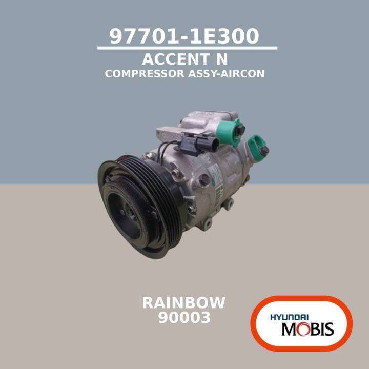 COMPRESSOR ASSY, AIRCON for HYUNDAI ACCENT N[MOBIS ORIGINAL]Part#97701 ...