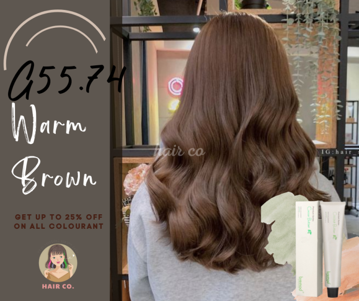 G55.77 Warm Brown Hair Color (Bremod Premium Series) 100ml | Lazada PH
