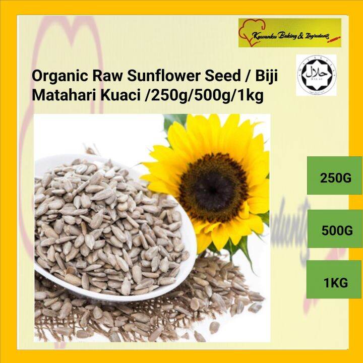 Organic Raw Sunflower Seed / Biji Matahari Kuaci | Lazada