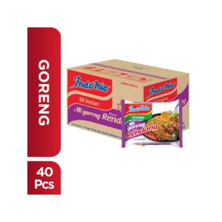 Mi Instant Indomie Hype Abis Kebab Rendang (1 dus 40 pcs) mie enak ...