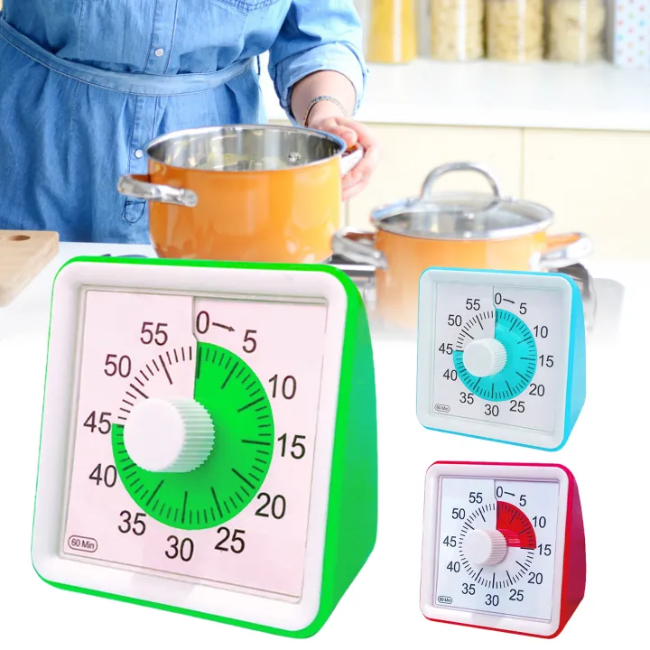 Eguan Countdown Timer Visual Dial Mechanical Mute ABS Long Lasting ...