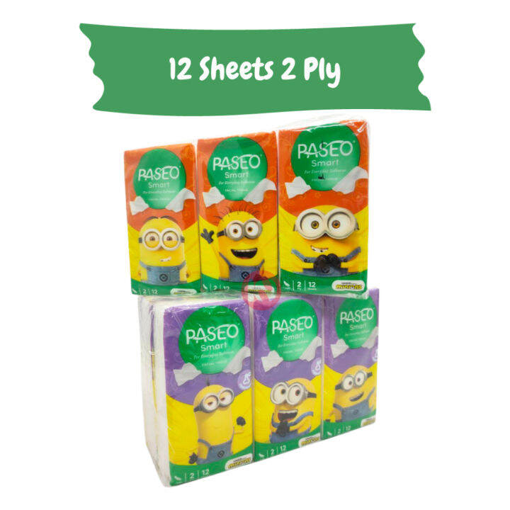 Paseo Tisu Wajah Hanky Pocket 12 Sheets 2 Ply / Tissue Saku / Perfume ...