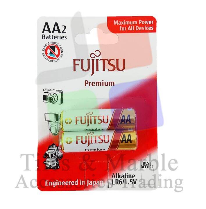 Fujitsu Premium Alkaline Battery AA Alkaline Battery Fujitsu LR6/1.5 V ...