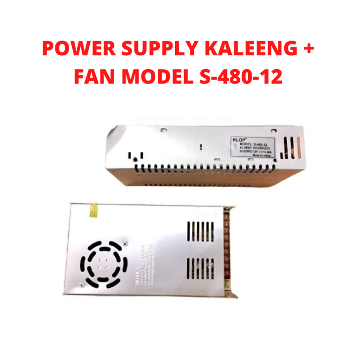 POWER SUPPLY SWITCHING 12V-40A PLUS FAN SUPPLAY 12V 40A SUPLY SWICHING ...