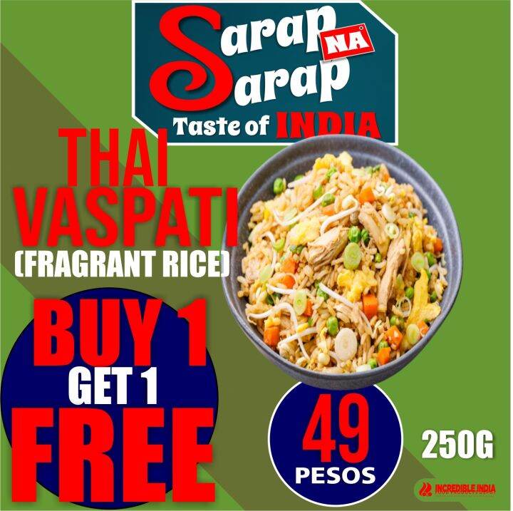 SARAP NA SARAP Thai Vaspati Rice in Porch 250G Buy 1 Get 1 Free( This ...