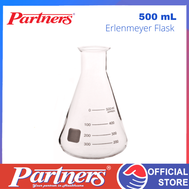 PARTNERS ERLENMEYER FLASK 500 ML (1 PIECE) | Lazada PH
