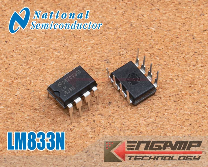 (1ตัว) [IC] LM833 N National Dual Audio OP-AMP | Lazada.co.th