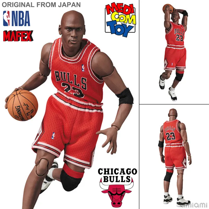 ของแท้ Figma Medicom Toy Mafex NBA นักบาสเก็ตบอล Michael Jordan Jeffrey ...