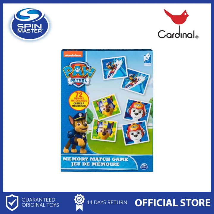 Spin Master Games, Paw Patrol 72-piece Memory Match Game | Lazada PH