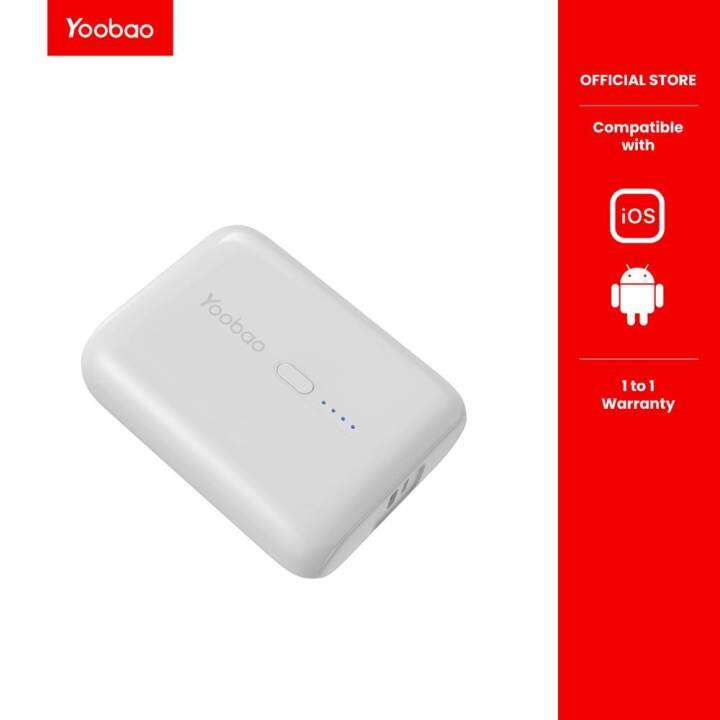 Yoobao PD20 Mini 10000mAh QC18W/PD20W Quick Charge Super Mini Power Bank/ Festival Pack PD 20W ...