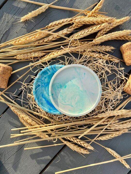 Gypsum tray for home decor.Circle tray | Lazada.co.th