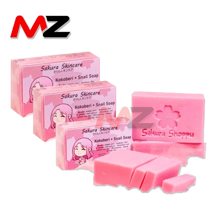 ( SET OF 3 ) Sakura Skincare x4 Whitening Soap 135G | Lazada PH