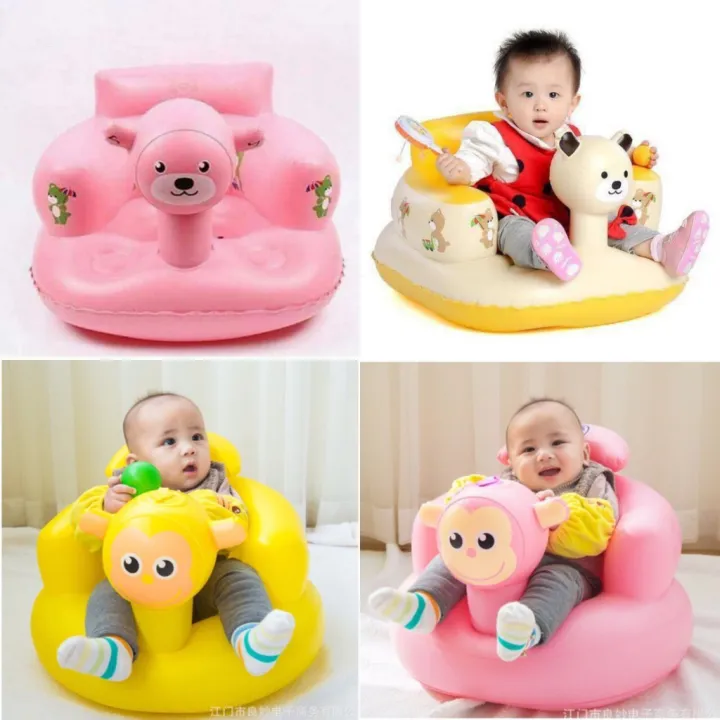 SunHeng พร้อมส่งเบาะหัดนั้งสำหรับเด็กเล็ก เบาะลม เด็กหัดนั่ง | Lazada.co.th
