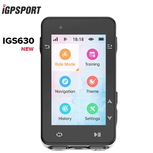 iGPSPORT iGS630 Bike Computer Waterproof Cycling Computer Cycling GPS IPX7 with 2.8 inch Color ...