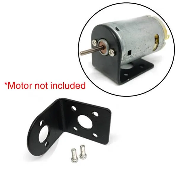 RS385 Micro DC Motor Bracket Motor Mount L-Shape Base | Lazada