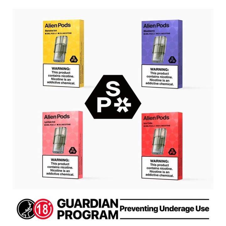 VAPE SNOWPLUS ALIEN SINGLE POD | Lazada PH