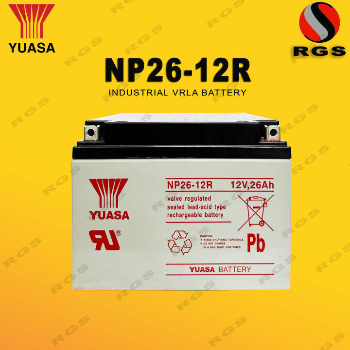 Yuasa NP26-12R VRLA Industrial Battery | Lazada PH