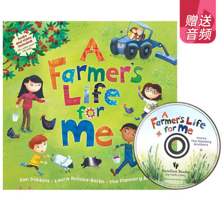 English original picture book a farmer' S life for me with CD farm life ...