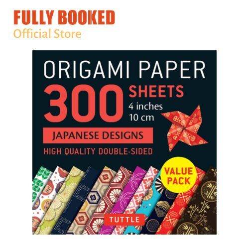 Origami Paper 300 sheets Japanese Designs 4": Double-Sided Origami ...