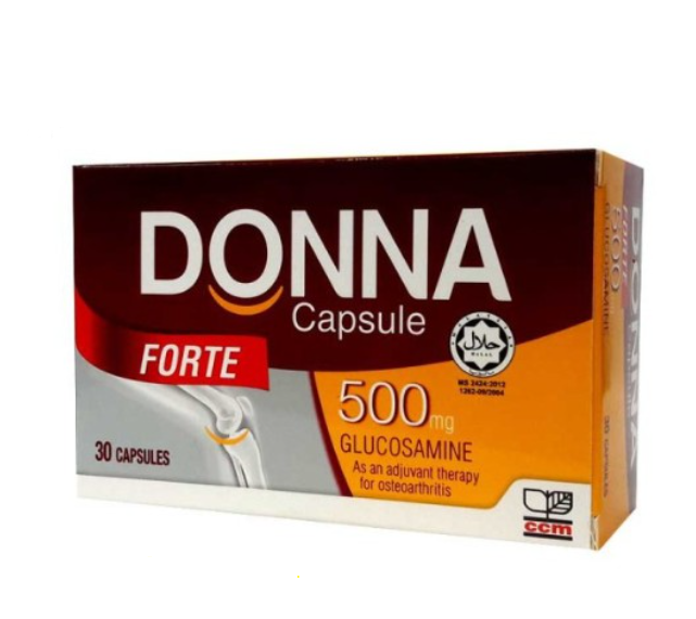 DONNA FORTE 500MG GLUCOSAMINE 30'S | Lazada