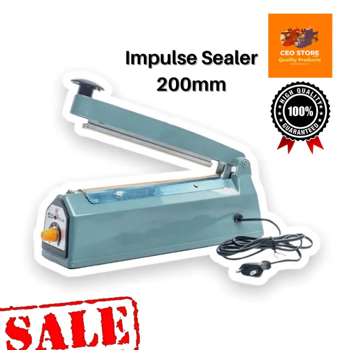 Impulse Sealer 200mm Heating Seal Film Poly Plastic Package Bag Heat ...